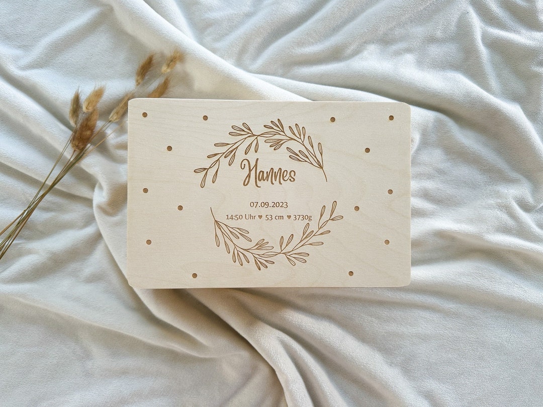 Baby Memory Box/personalized Wooden Box/baby Memory Box/memory Box/baby ...