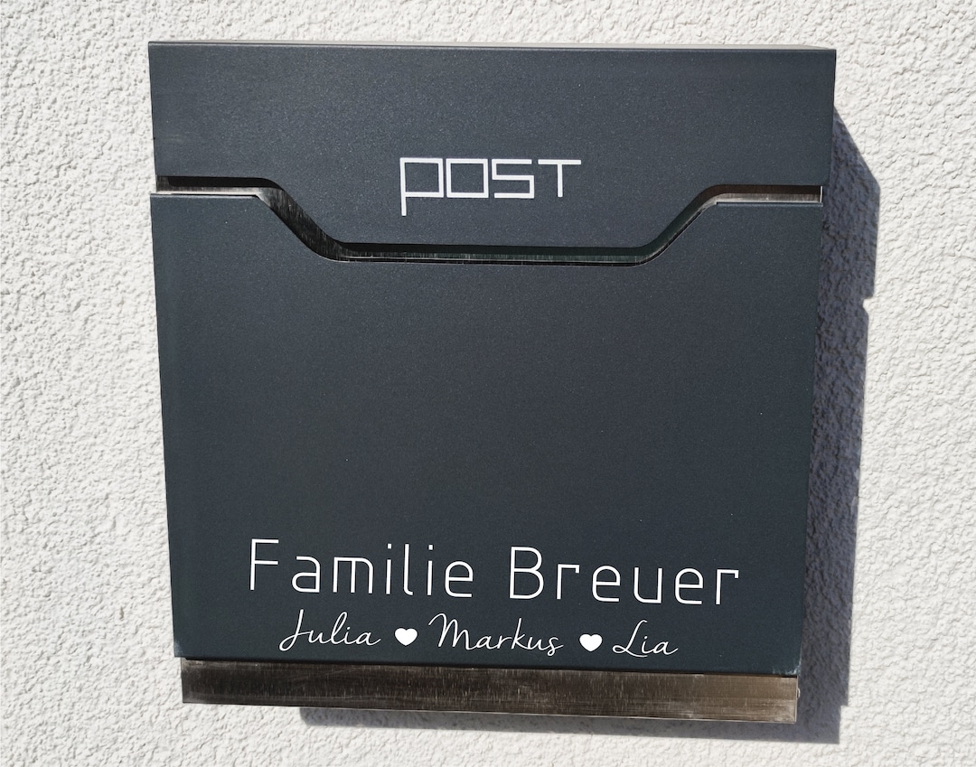 Mailbox Sticker/personalized/mailbox Label/modern/name - Etsy