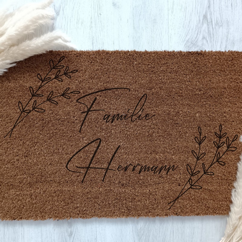 Personalisierte fußmatte - Etsy.de