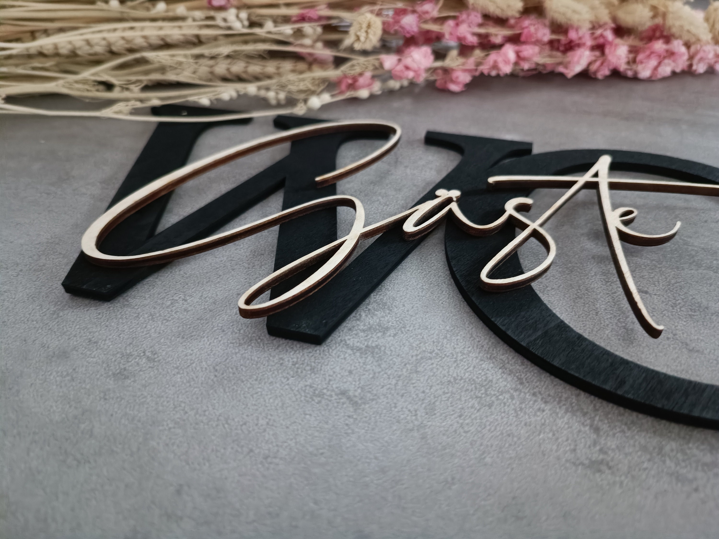 Gäste WC 3D Türschild/Gäste WC Schriftzug/Gäste WC - Etsy.de