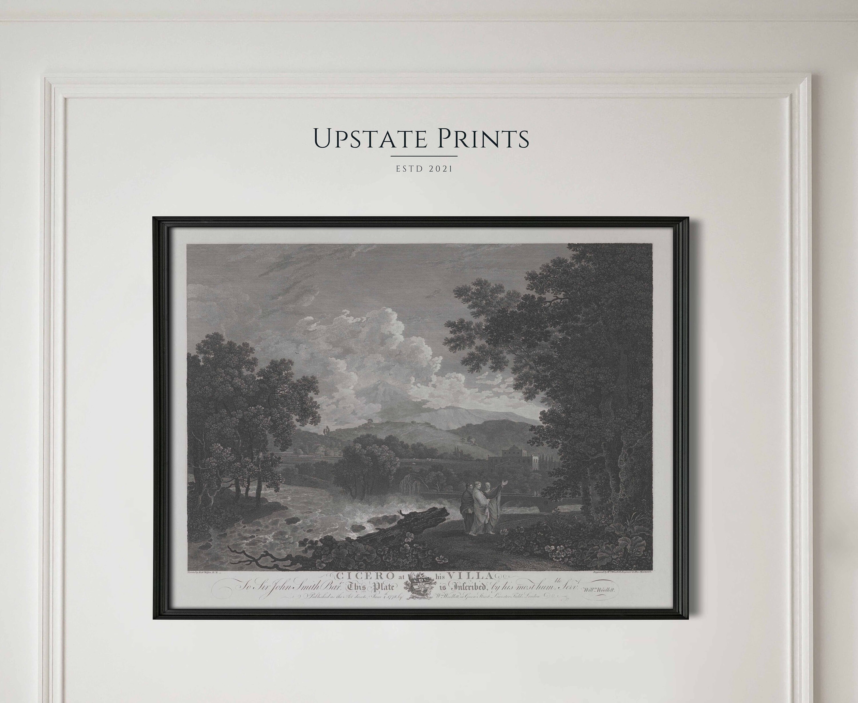 Cicero Landscape Drawing | Stoic Greek Mythology Art | Academia Decor ...