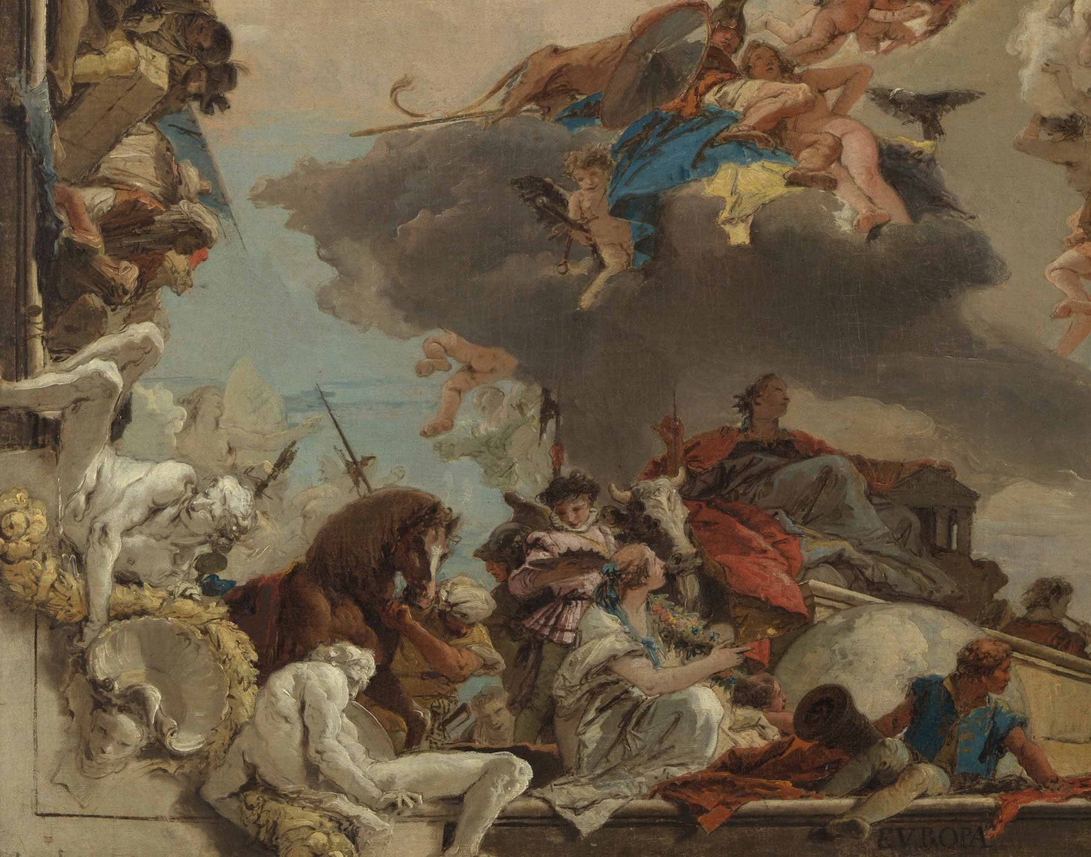 Vintage Mythology Oil Painting Greek Mythology Fine Art - Etsy