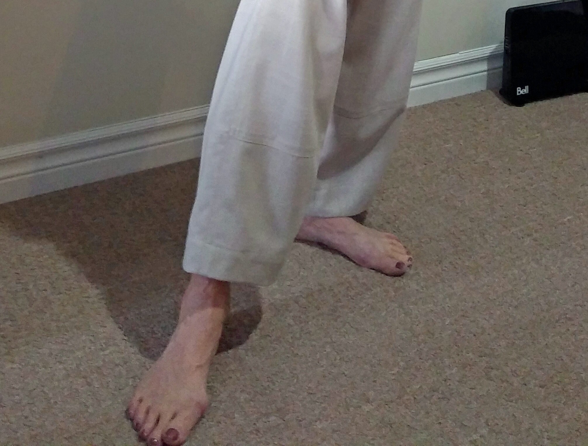 Panel Leg Pant, Linen/cotton, Panel Leg, Elastic Waist, Beige - Etsy Canada