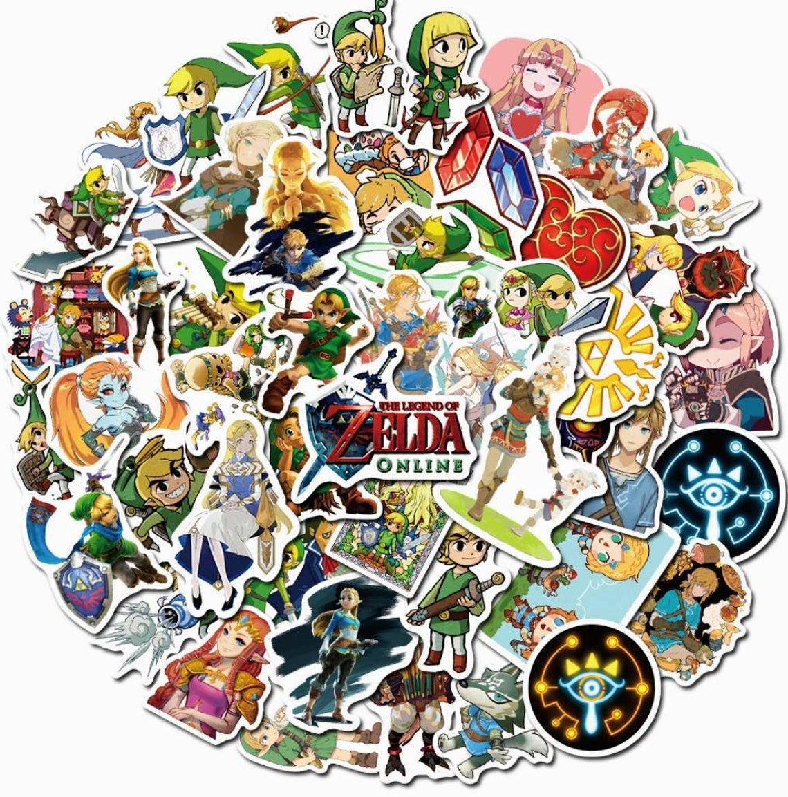 The Legend of Zelda Stickers/Gaming Stickers/Playgame | Etsy