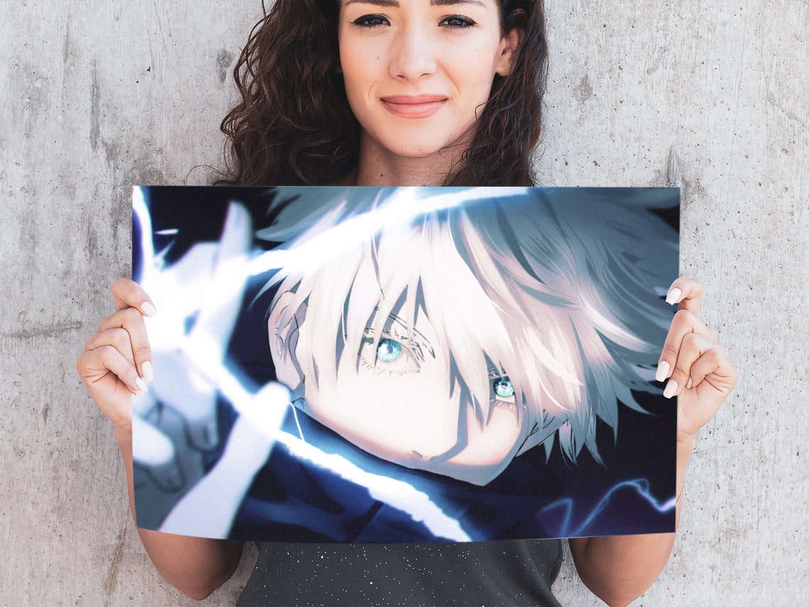 Jujutsu Kaisen poster Gojo satoru poster Jujutsu Kaisen art | Etsy