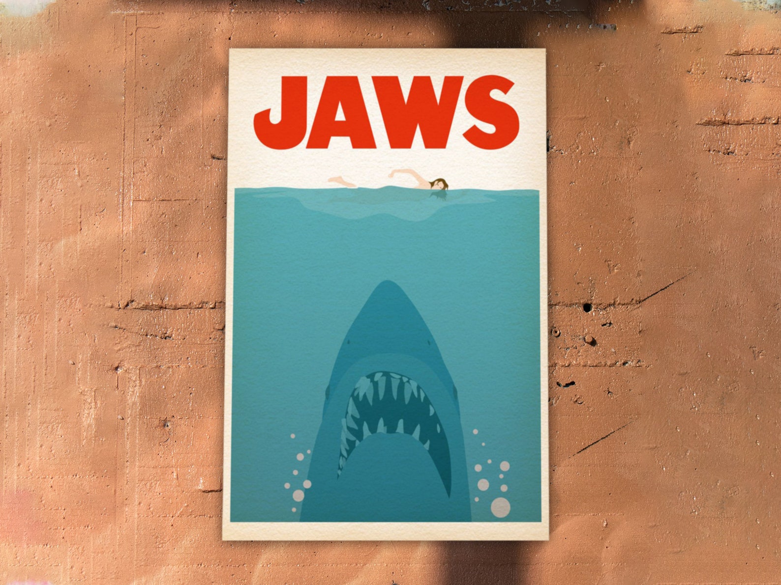 Jaws poster poster Jaws art print wall poster wall art | Etsy