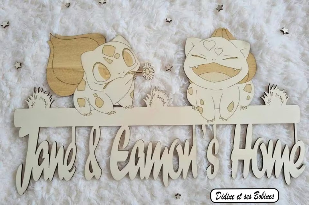 Pokemon Door Plate Pokemon Decoration_ Birth/birthday Decoration Idea ...