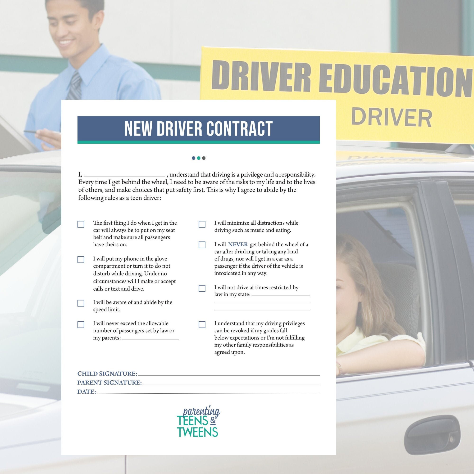 New Driver Contract - Etsy