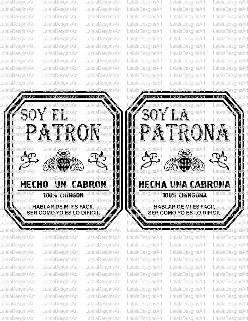 Soy el patrón Soy la patrona Svg, Eps, Png, Pdf, para cricut, silueta ...
