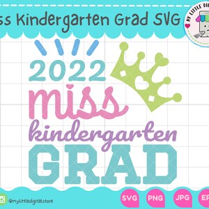 Lil Miss Kindergarten Grad Graduate Svg Graduation Svg - Etsy