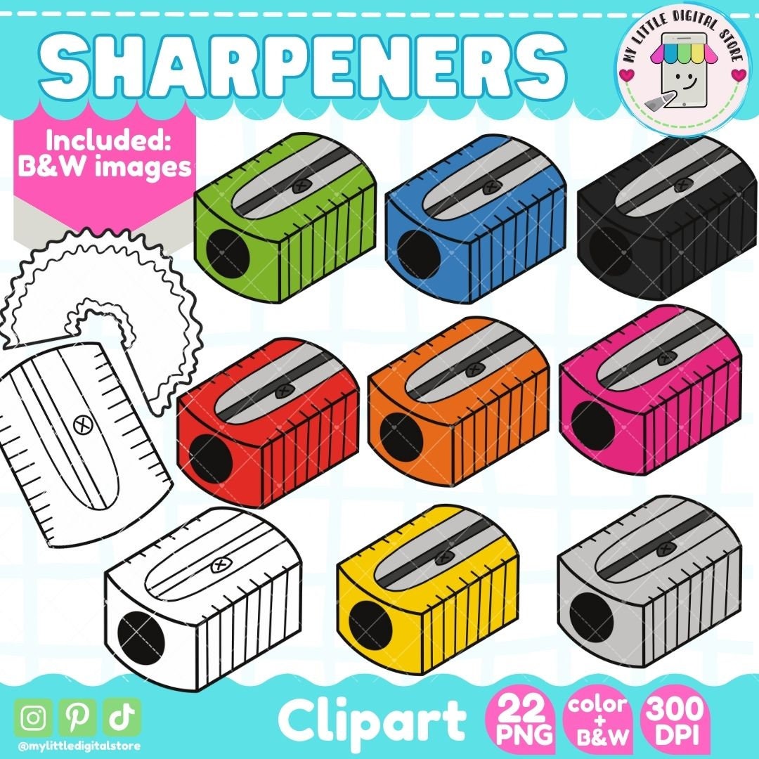 Sharpener Clipart, Pencil Sharpener Png, School Supplies Clip Art ...