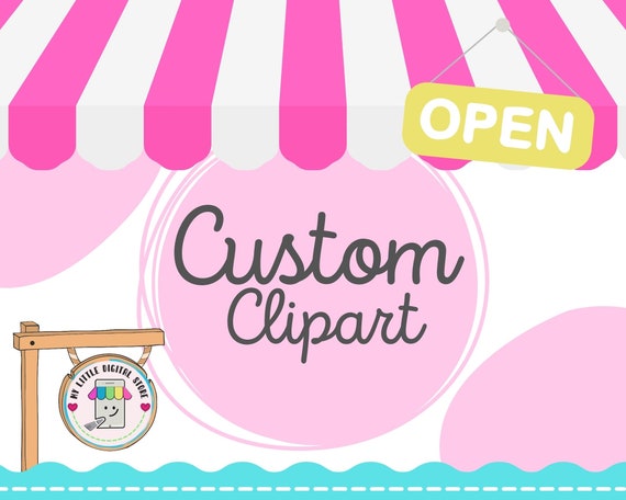 Custom Personalized Clipart Commission Png Custom Digital - Etsy