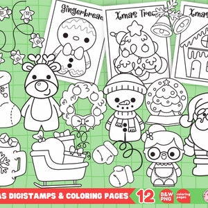 Christmas Doodle Clipart Christmas Printable Kids Coloring Pages ...