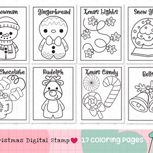 Christmas Doodle Clipart Christmas Printable Kids Coloring Pages ...
