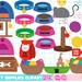 Cat Item Supplies PNG Clipart, Pet Owner Clipart, Pet Elements, Cat ...