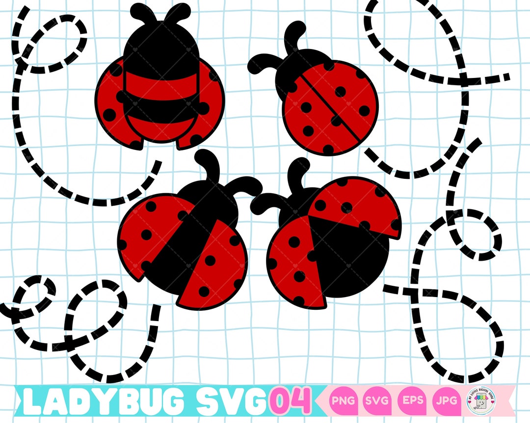 Ladybug SVG, Lady Bug Layered SVG, Cute Ladybug Files for Cricut ...