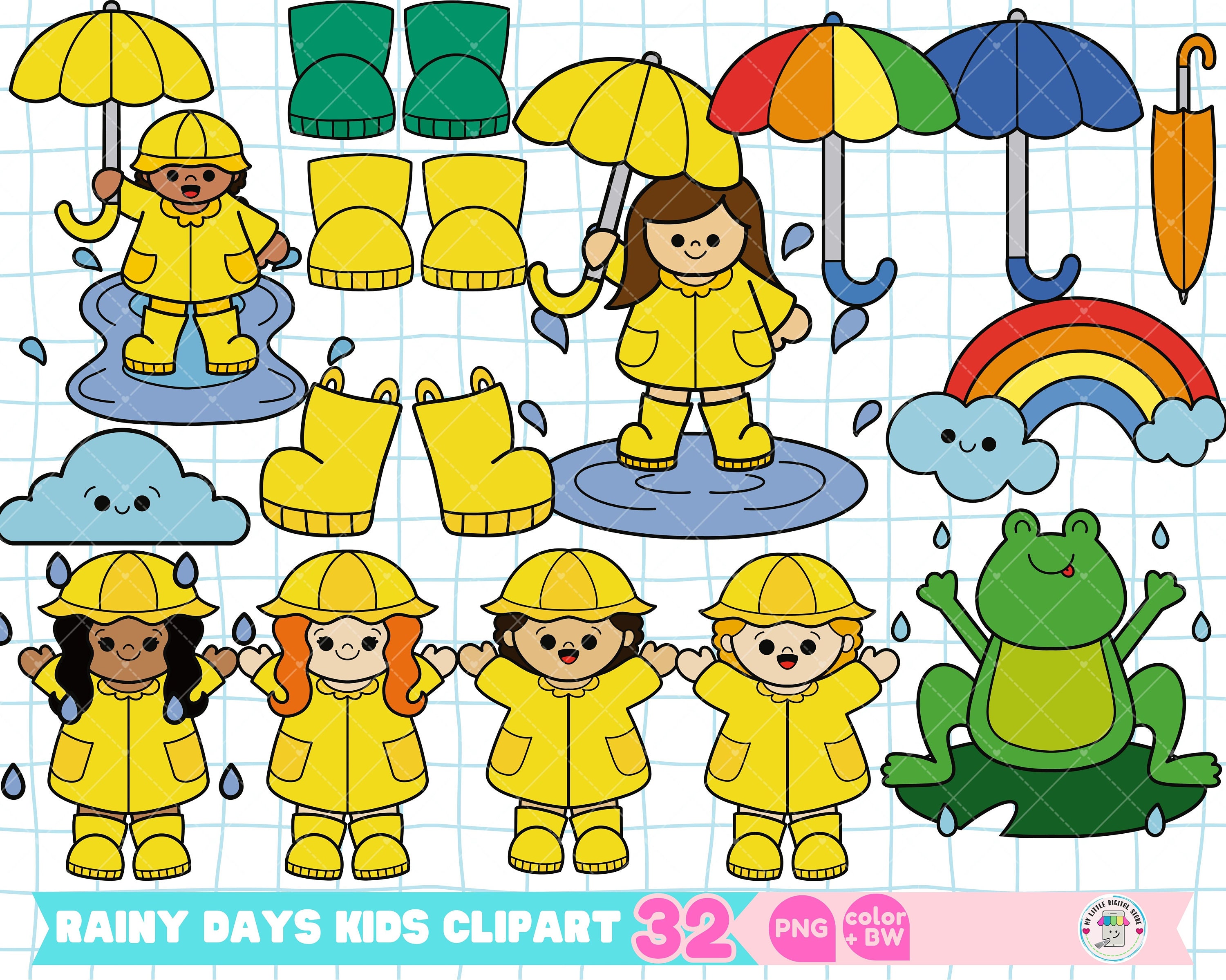 April Clip Art For Kids