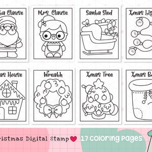Christmas Doodle Clipart Christmas Printable Kids Coloring Pages ...