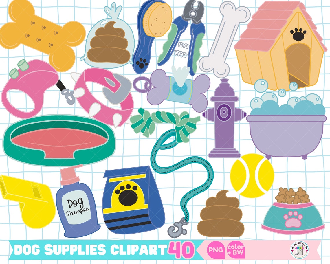 Dog Accessories PNG Clipart | Pet Owner Clipart | Pet Elements | Dog ...
