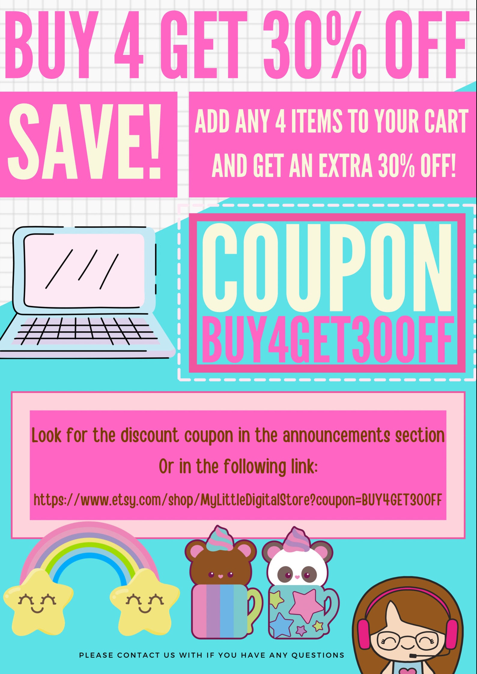 Perfect Match Kawaii Valentines Day Clipart Love Food Pairs - Etsy