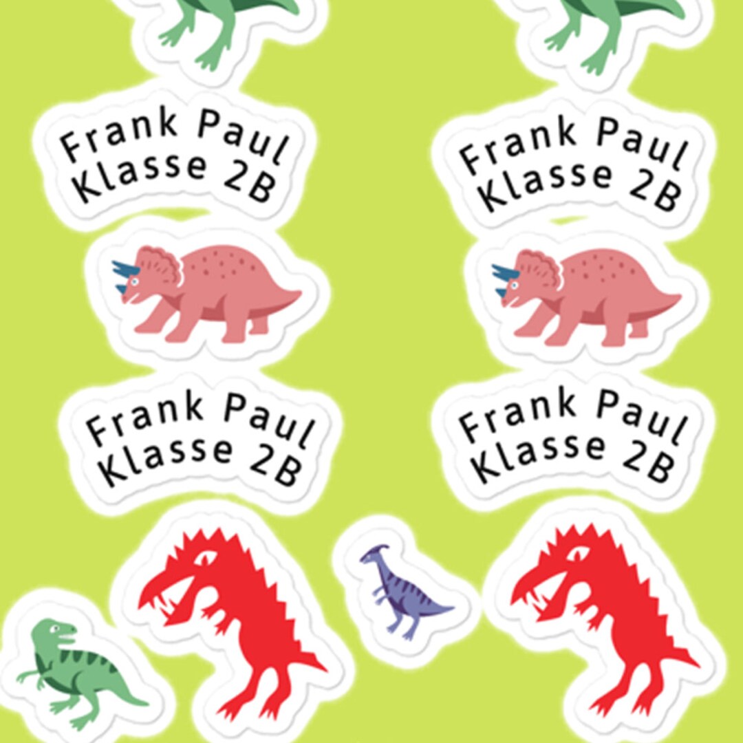 School Enrollment Sticker Personalized 14 Pieces - Etsy