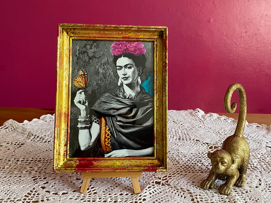 Frida Kahlo Real Wood Picture Frame Italy - Etsy