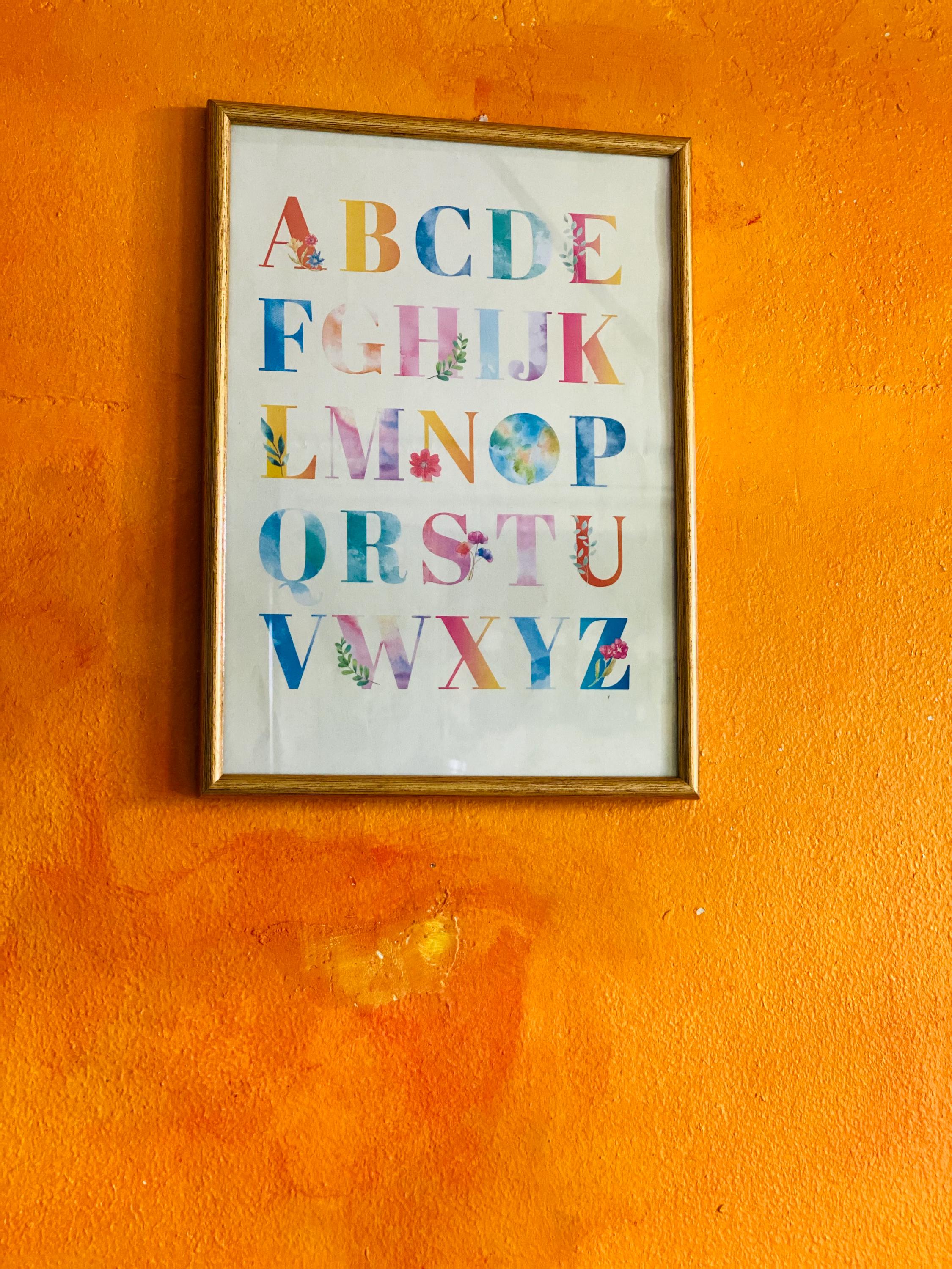 Cheerful Alphabet Poster for Instant Download - Etsy