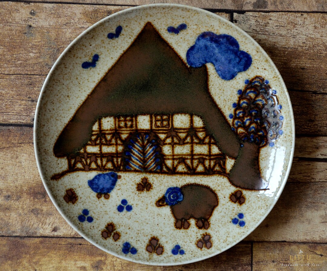 Hand-painted Wall Plate, Pottery MASSEMUEHLE Neustadt/coburg, Farm ...