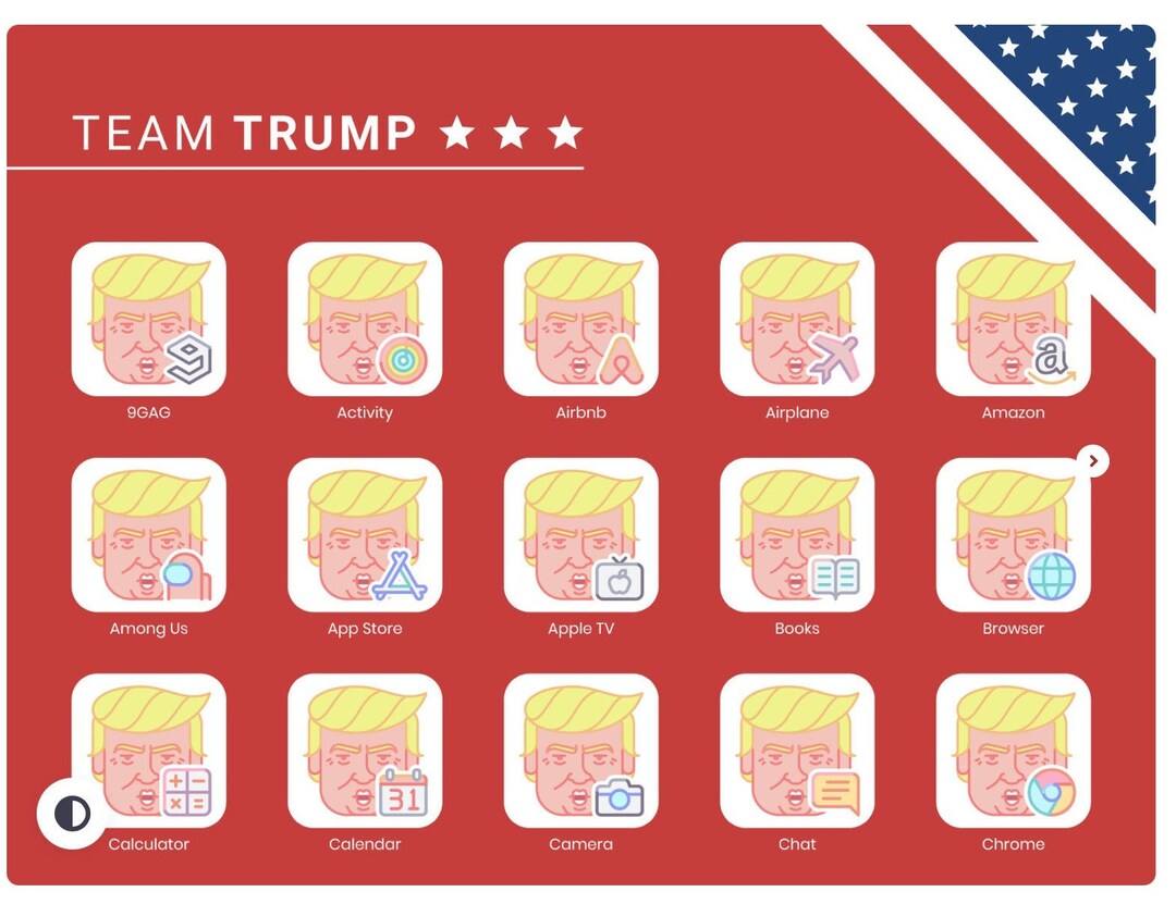 GOP Donald Trump IOS 14 iPhone Icons - Etsy