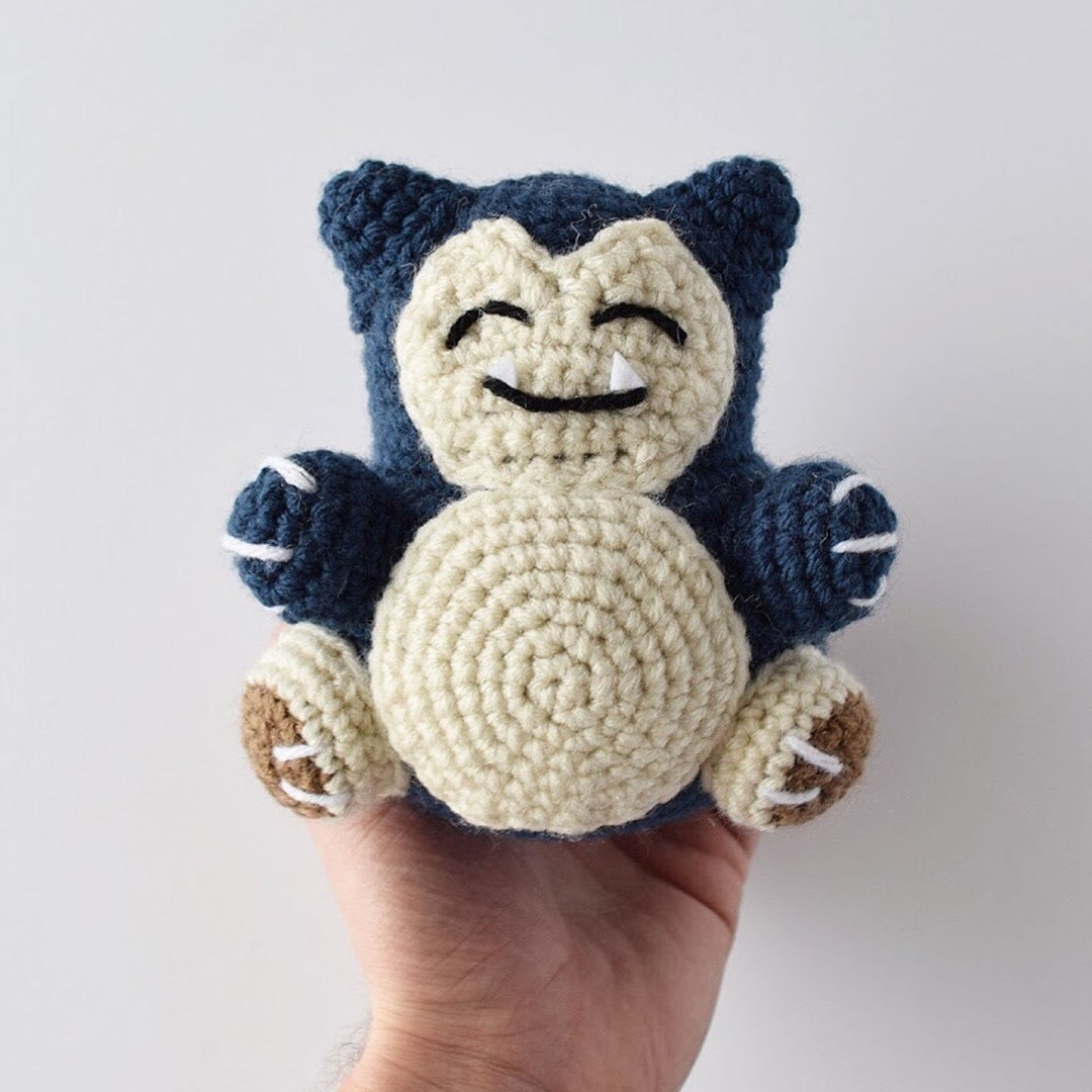 Pokemon Snorlax Amigurumi Pokemon Snorlax Crochet Pattern - Etsy