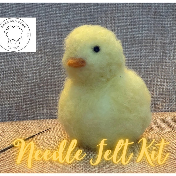 Needle Felted Chick - Etsy
