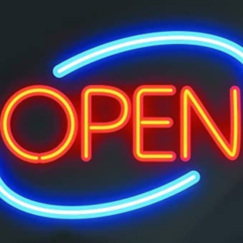 Lighted Open Sign - Etsy