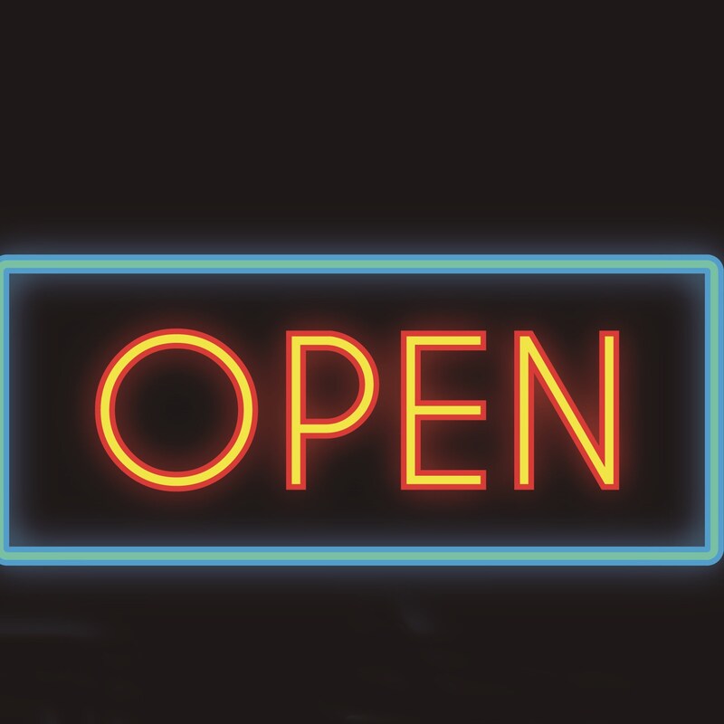 Lighted Open Sign - Etsy