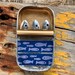 The blue Collection Tin of Sardines Fish Hanging Metal Tin Decoration ...