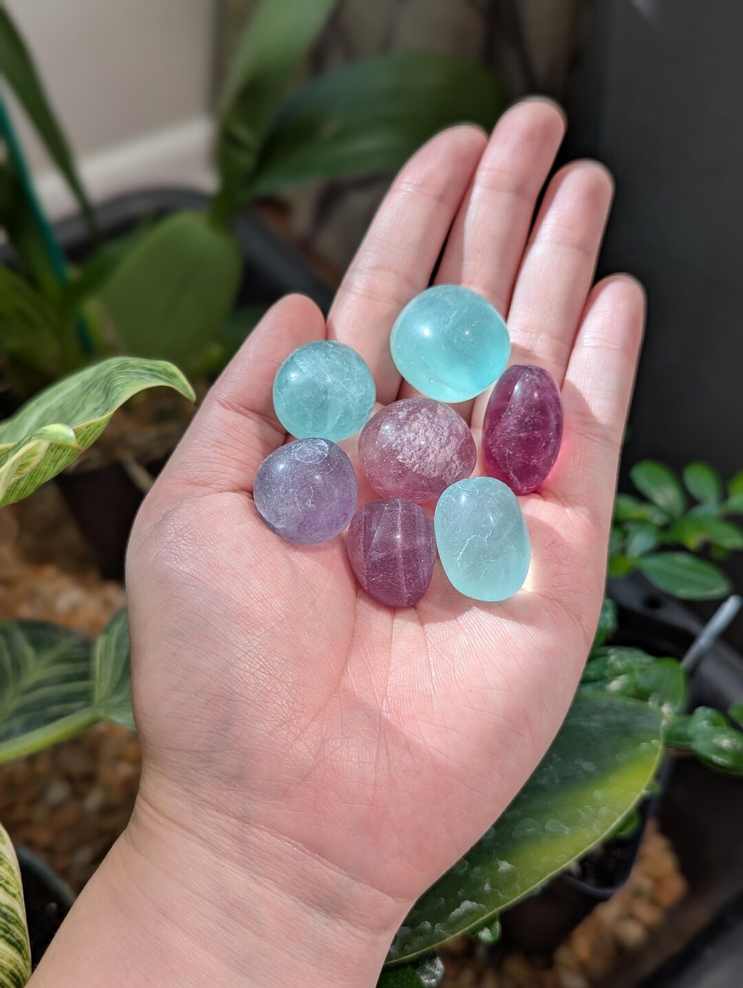 Candy Fluorite Tumbles - Etsy UK