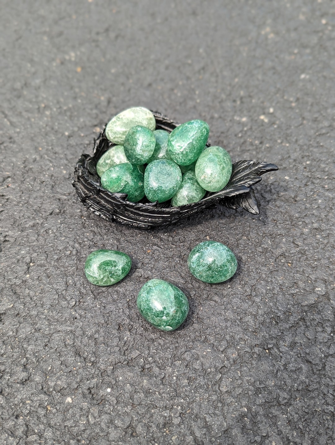 Green Strawberry Quartz Tumbles - Single or Group - Etsy