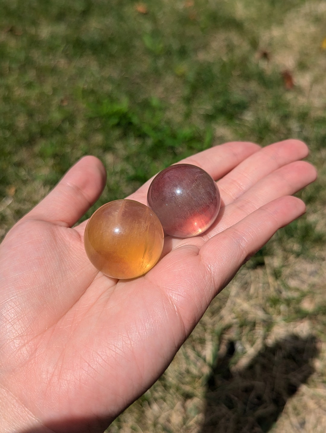 Candy Fluorite Sphere With Banding - Etsy