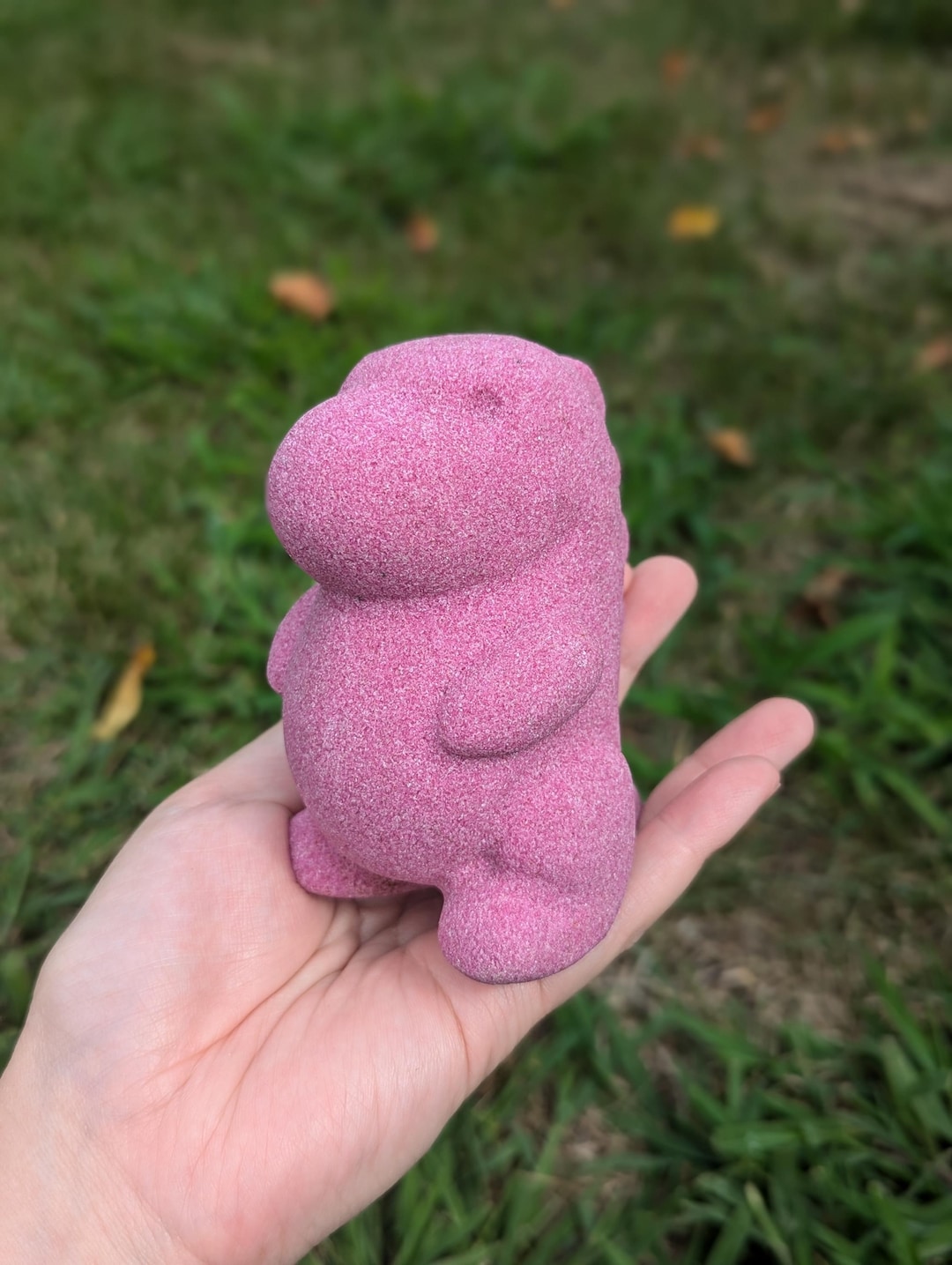 Honeycomb Ruby Chubby Dinosaur Carving - Etsy