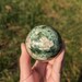Green Mica and Pink Tourmaline Sphere With Great Color and - Etsy