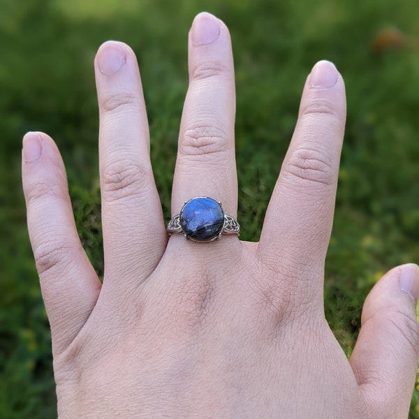 Dark Blue Ring - Etsy