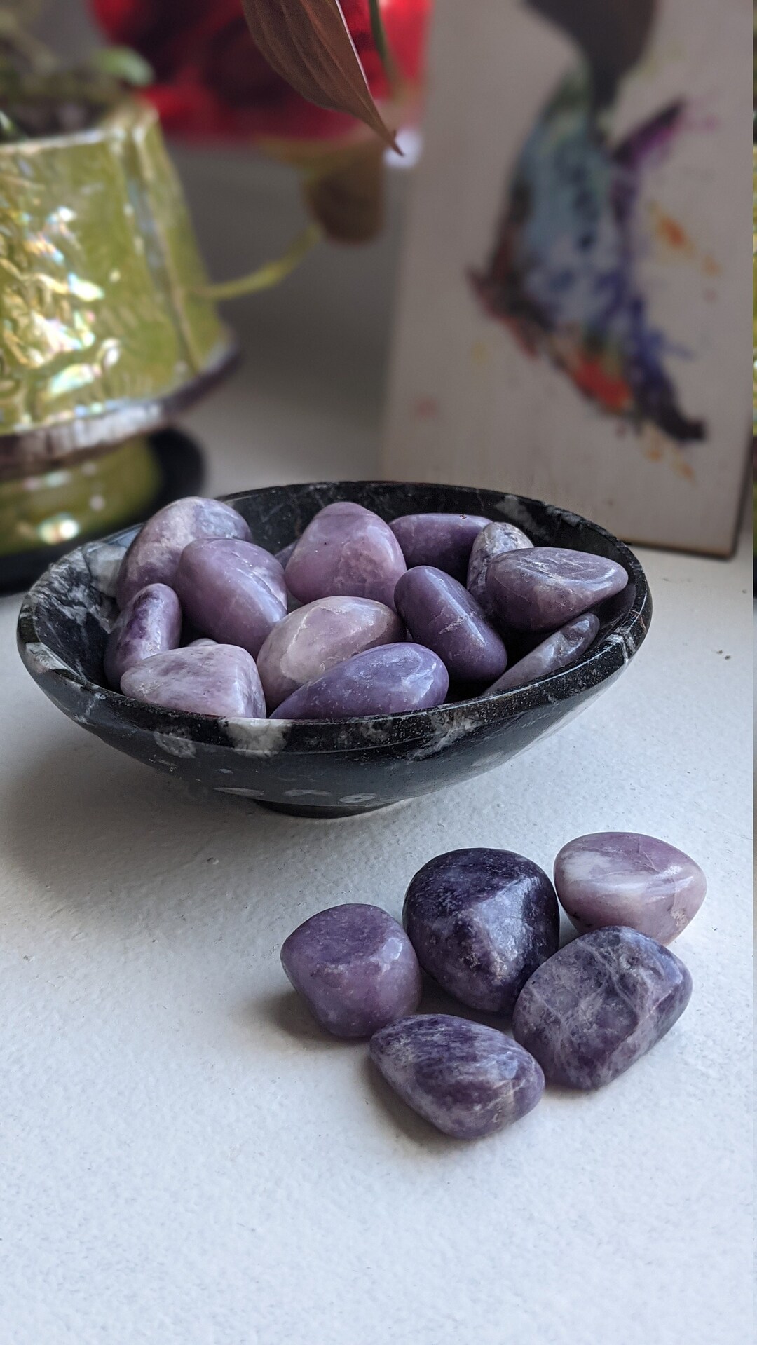 Lepidolite Tumbles - Purple Mica Crystal - Etsy