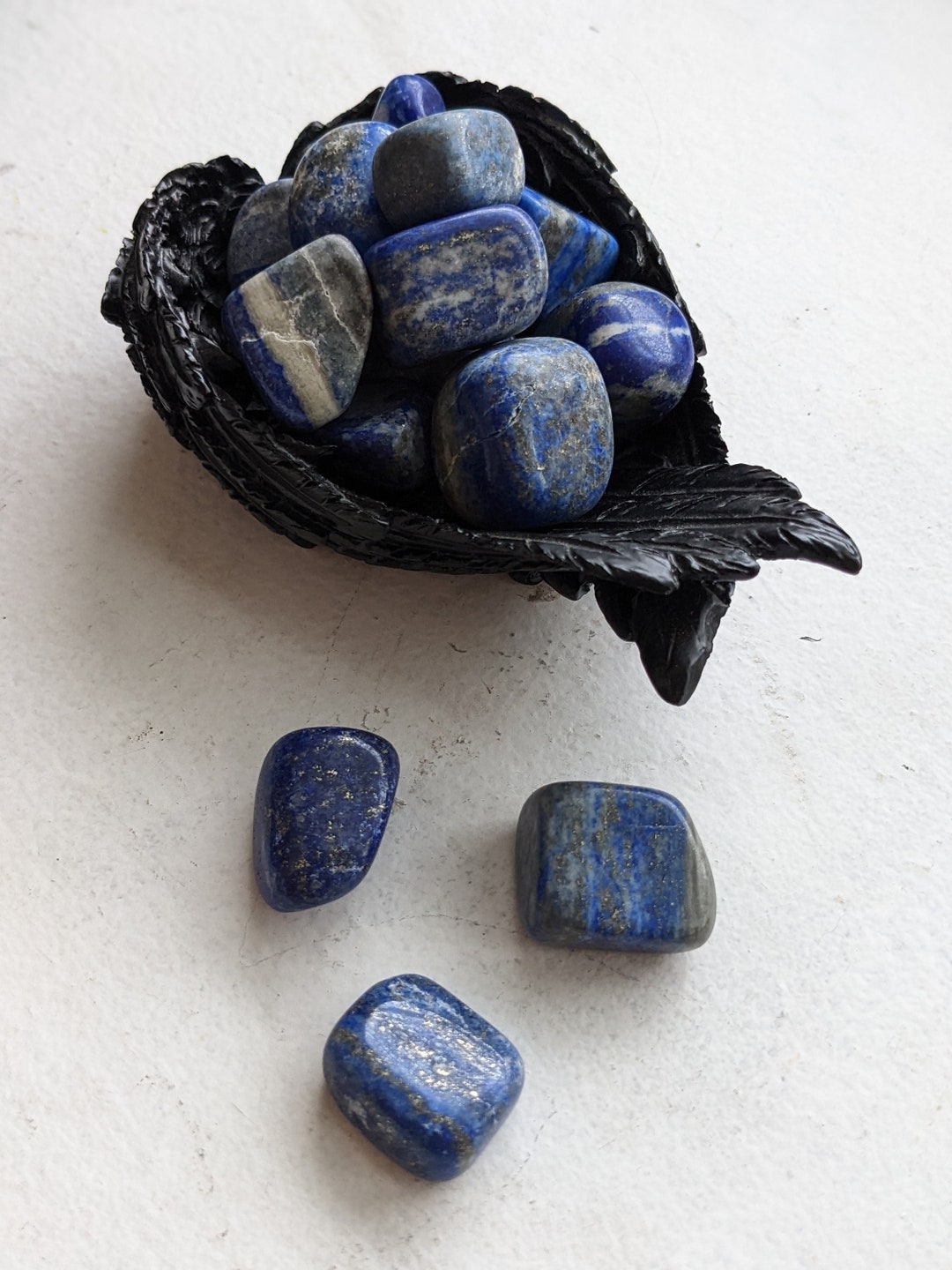 Lapis Lazuli Tumbles With Pyrite Flecks - Polished Blue Crystal - Etsy