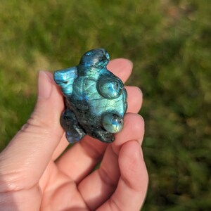Mini Labradorite Turtles With Blue Green Flash - Etsy