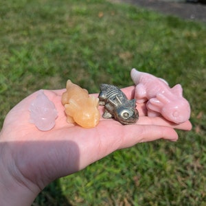 Axolotl Crystal Carvings in Different Sizes - Etsy