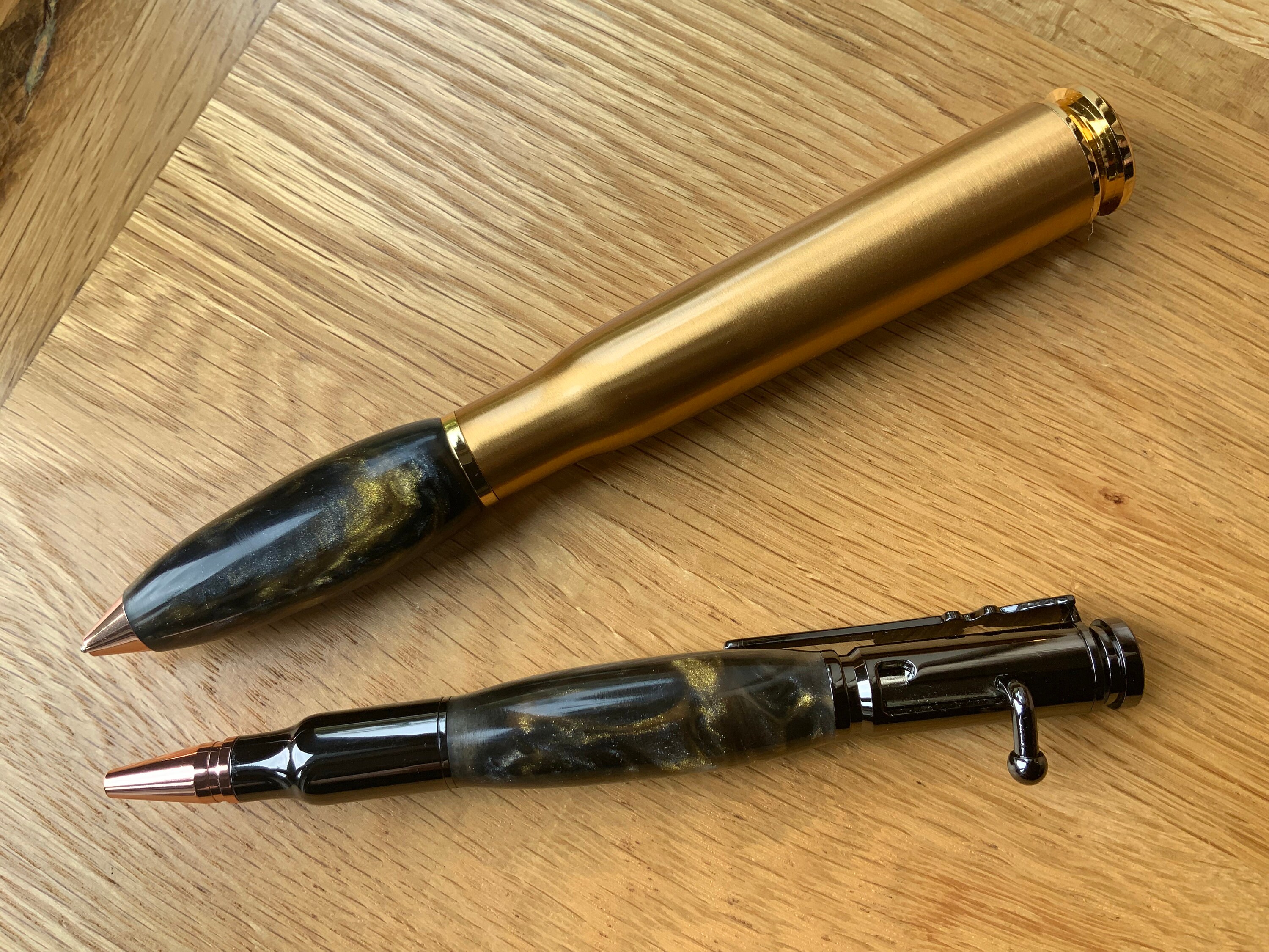 Bespoke Bolt Action Rifle Pen and 50 Calibre Bullet Pen Handmade Pens ...