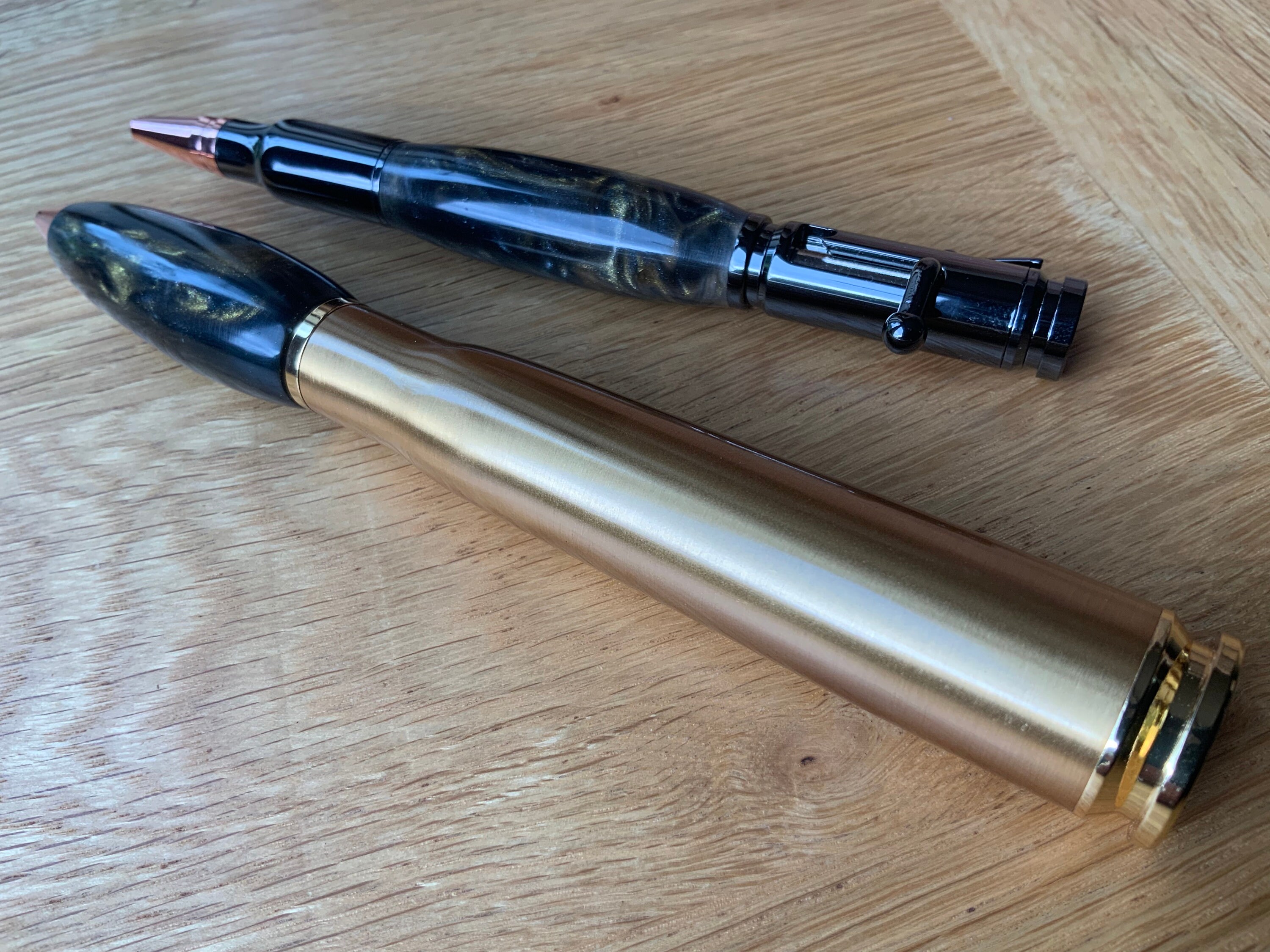 Bespoke Bolt Action Rifle Pen and 50 Calibre Bullet Pen Handmade Pens ...