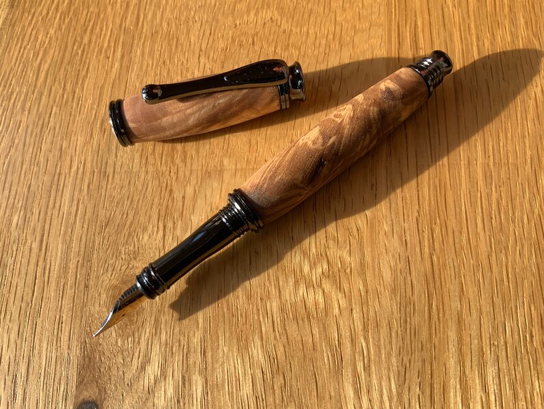 Handmade Pen Stylish Fountain Pen, Made From Ash Wood, A Beautiful ...