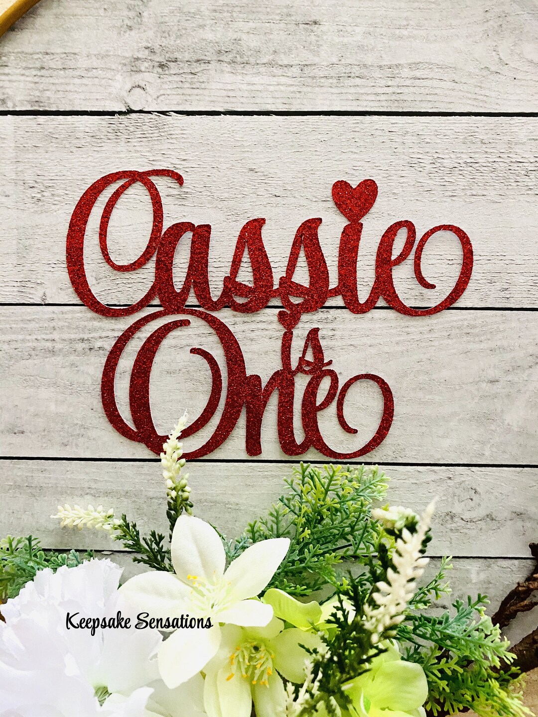 Personalised Birthday Cake Topper message for Name and Age - Etsy