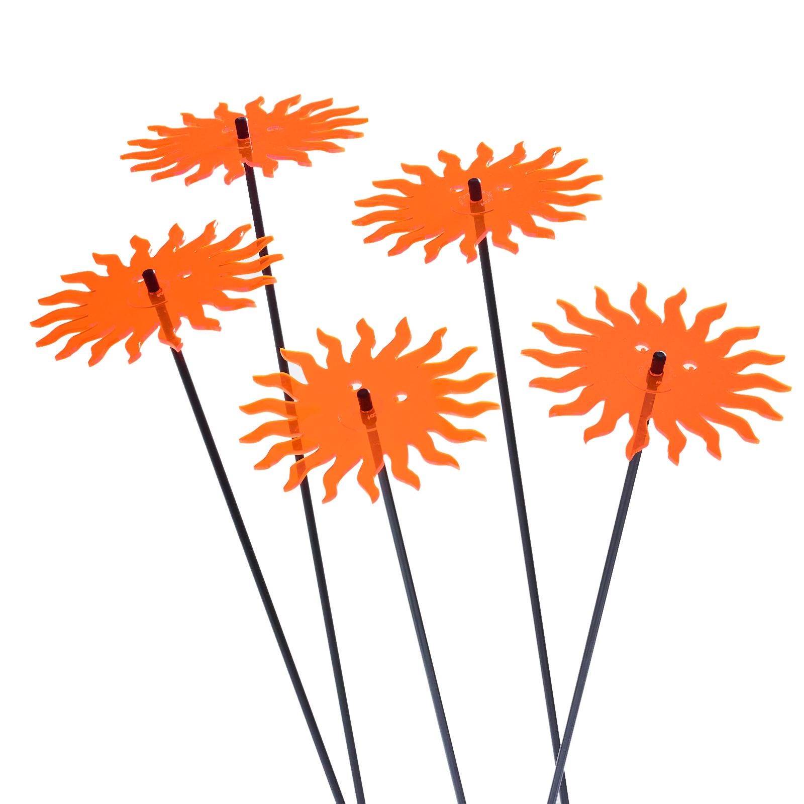 Suncatcher Garden Stakes: Smiling Sun Decor, Set of 5, Large - Etsy