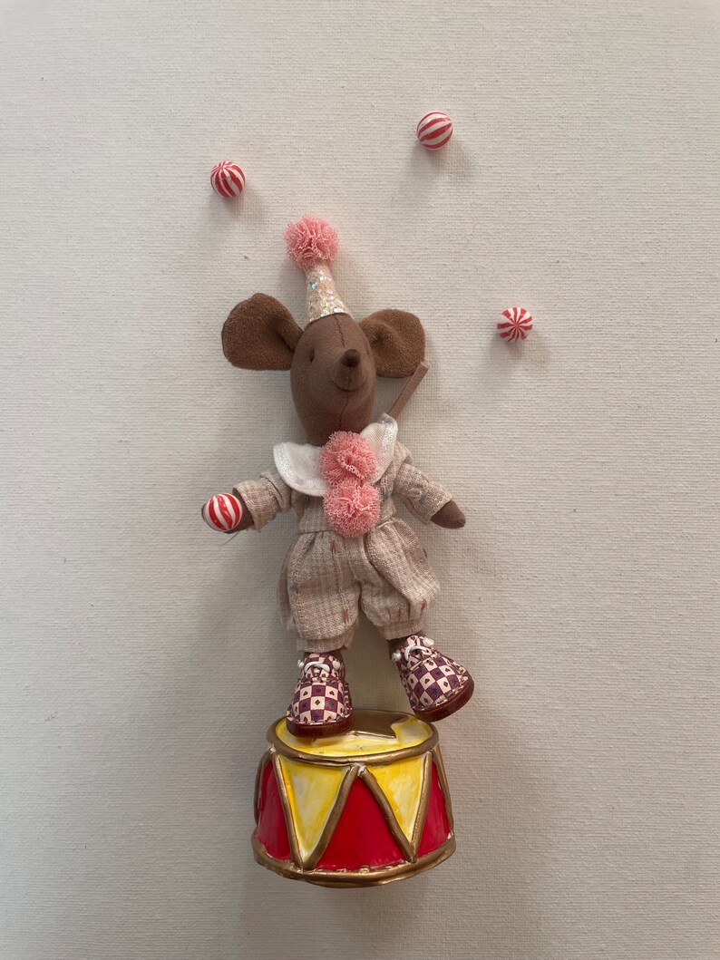 Set of 4 Miniature Juggling Balls, Dollhouse Miniature, Suits Maileg ...